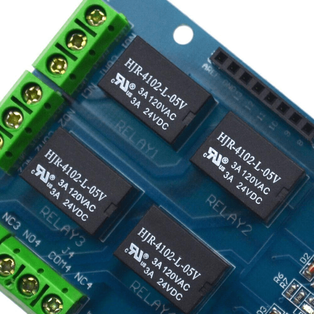 4 kanaals 5v relais schild module voor Arduino UNO R3 – Skyroof Slide ...